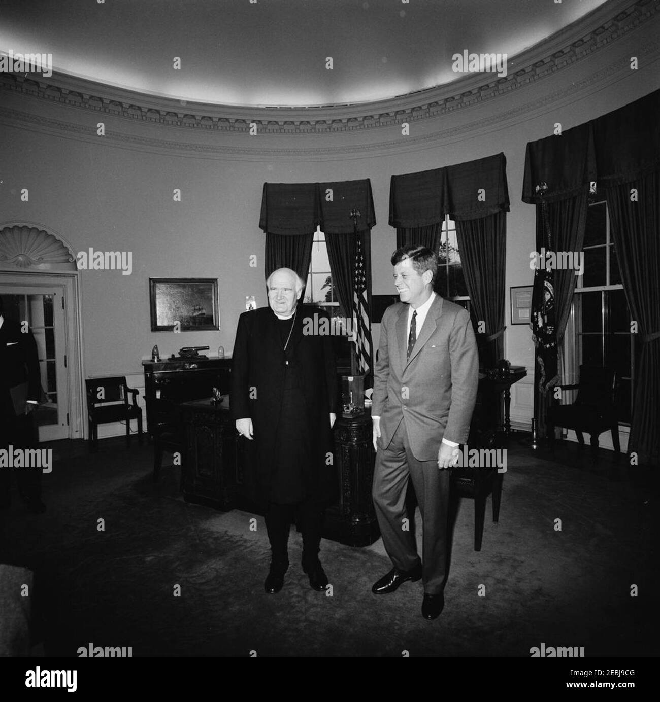Visit of the Archbishop of Canterbury, 12:00PM. President John F ...