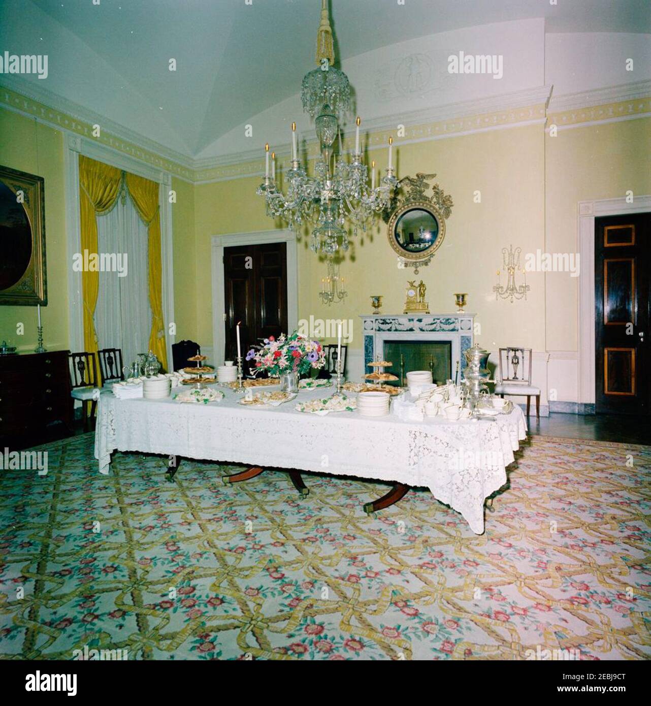 State Funeral of President Kennedy: White House, post funeral Reception ...