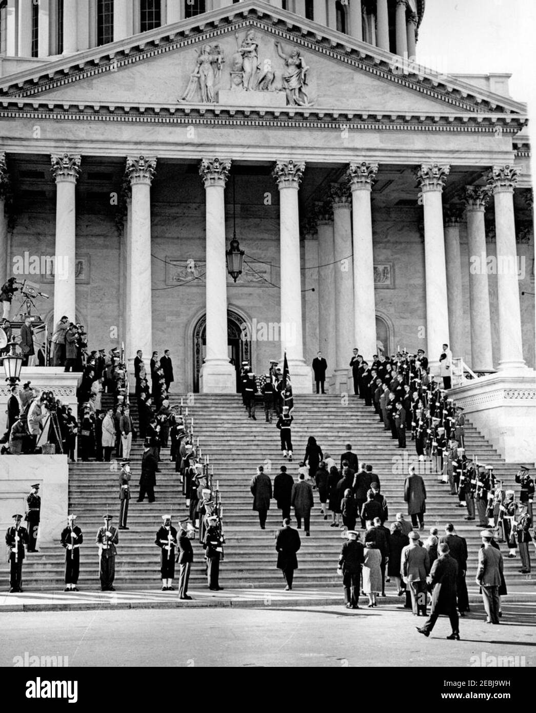 State Funeral of President Kennedy: Departure from the White House and ...