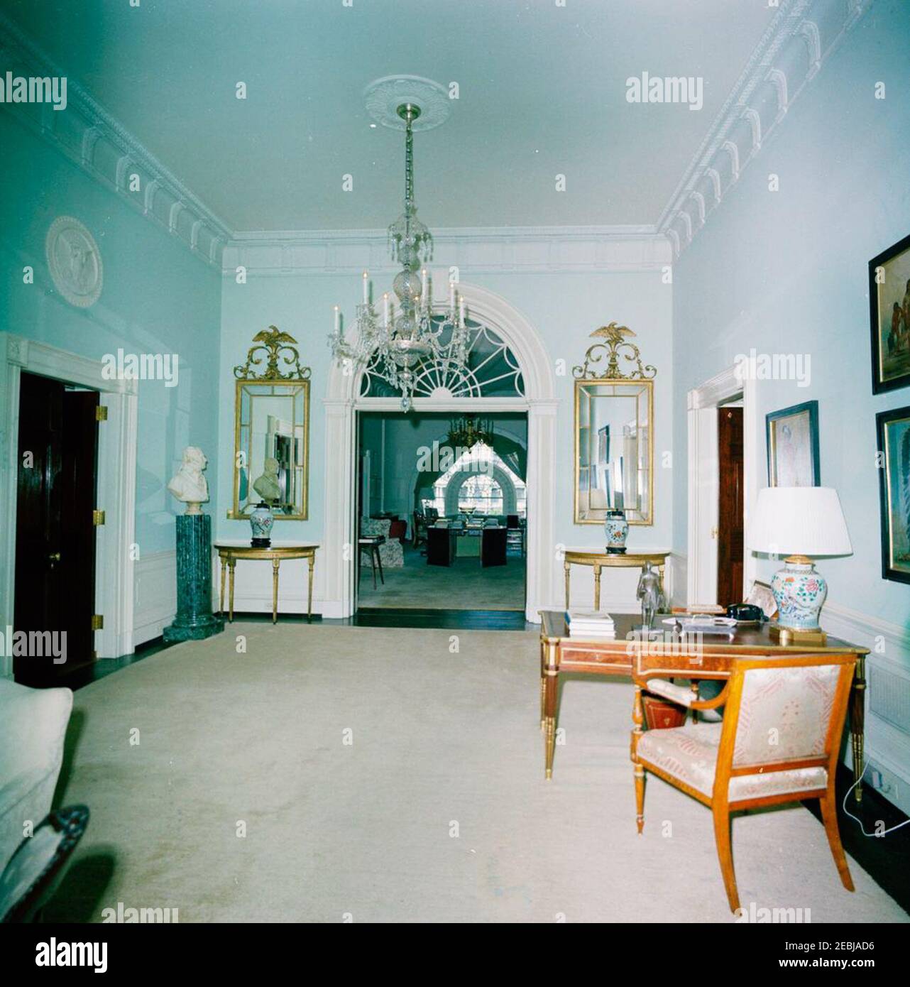 White House Rooms: China Room and Vermeil Room (progress photos ...