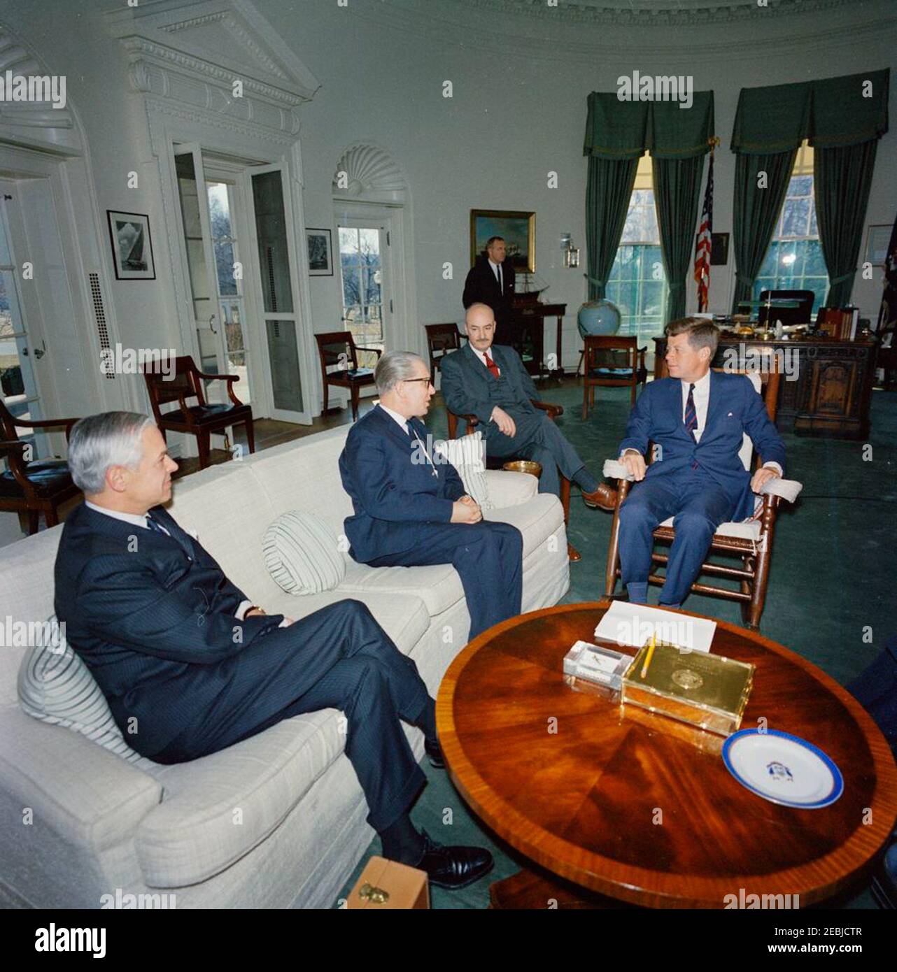 Meeting with Kai-Uwe von Hassel, Minister of Defense of West Germany ...