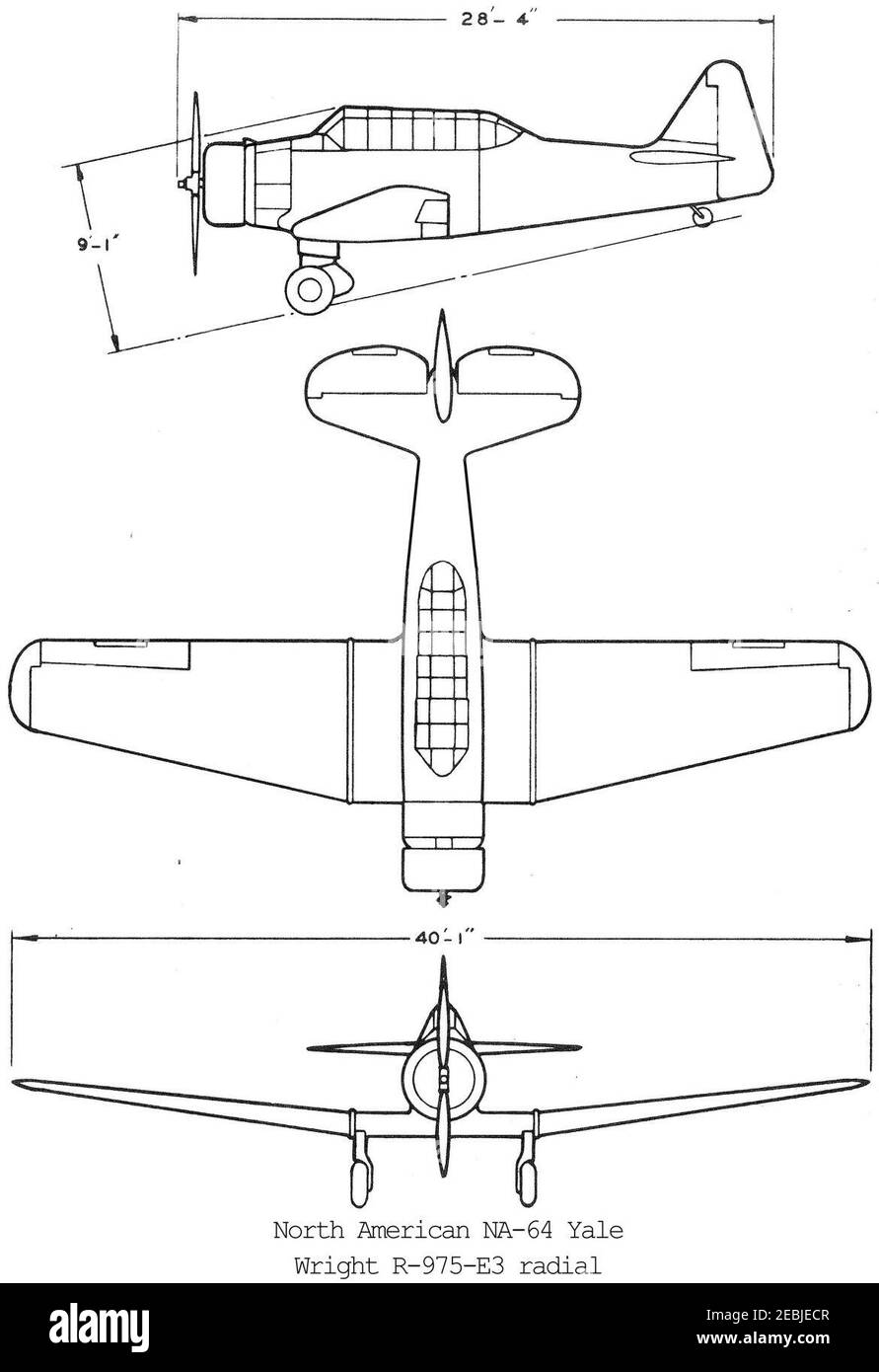 North american na 64 yale hi-res stock photography and images - Alamy