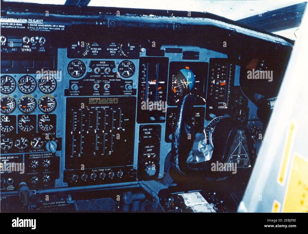 North American XB-70 cockpit 4 USAF Stock Photo - Alamy