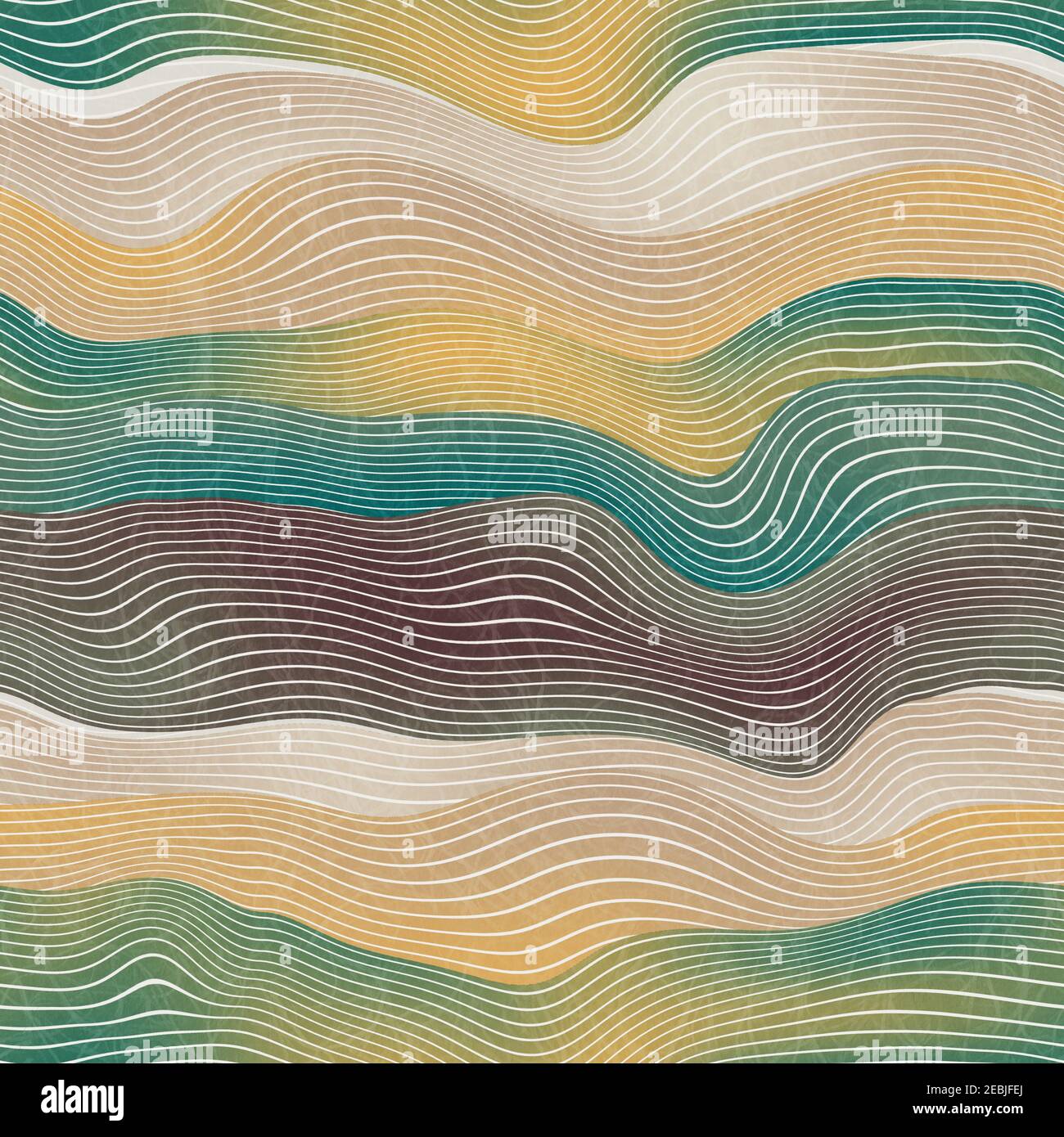 Seamless natural landscape hill pattern for print Stock Photo - Alamy