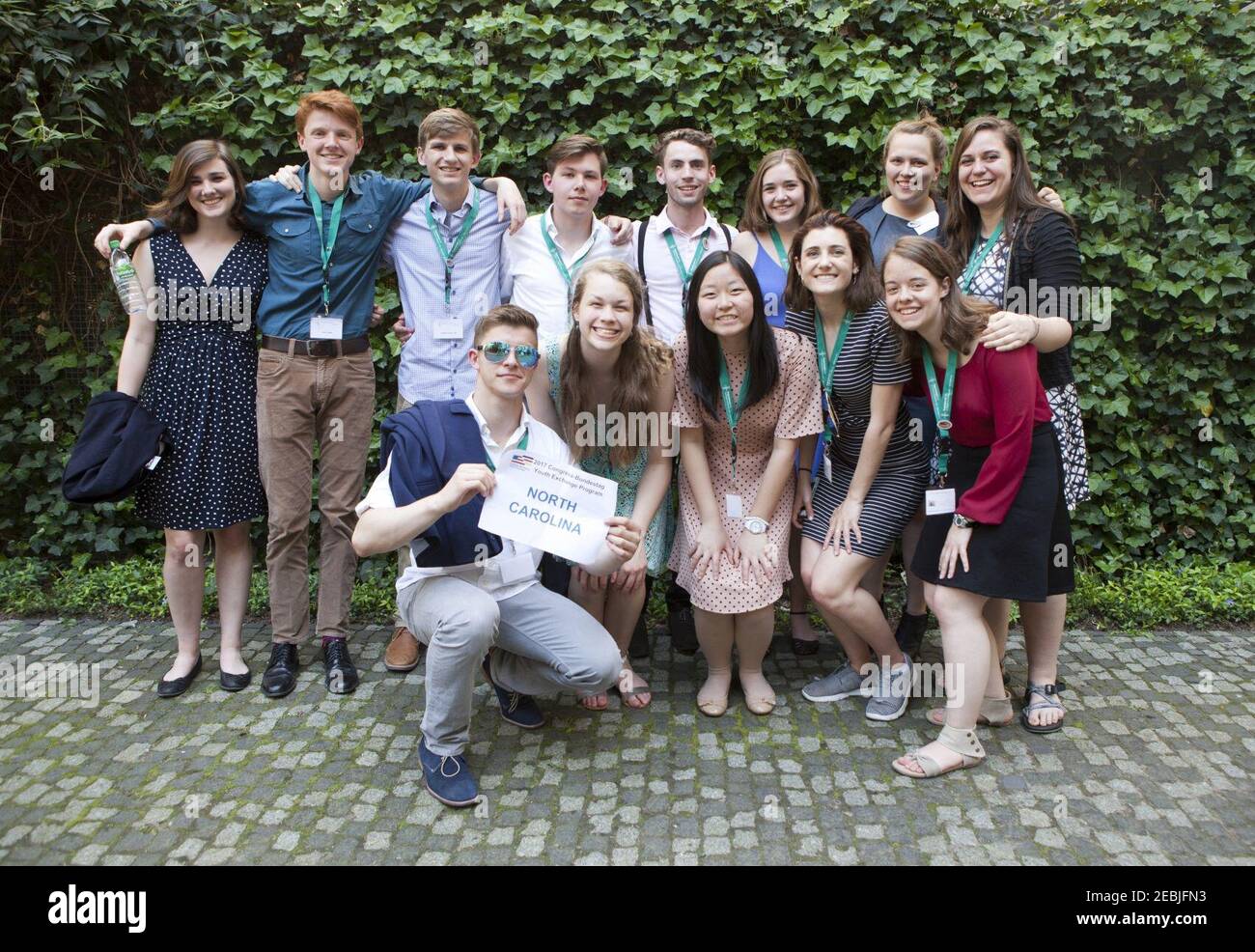 North Carolina Group Photo, CBYX Berlin Day 2017 Stock Photo - Alamy