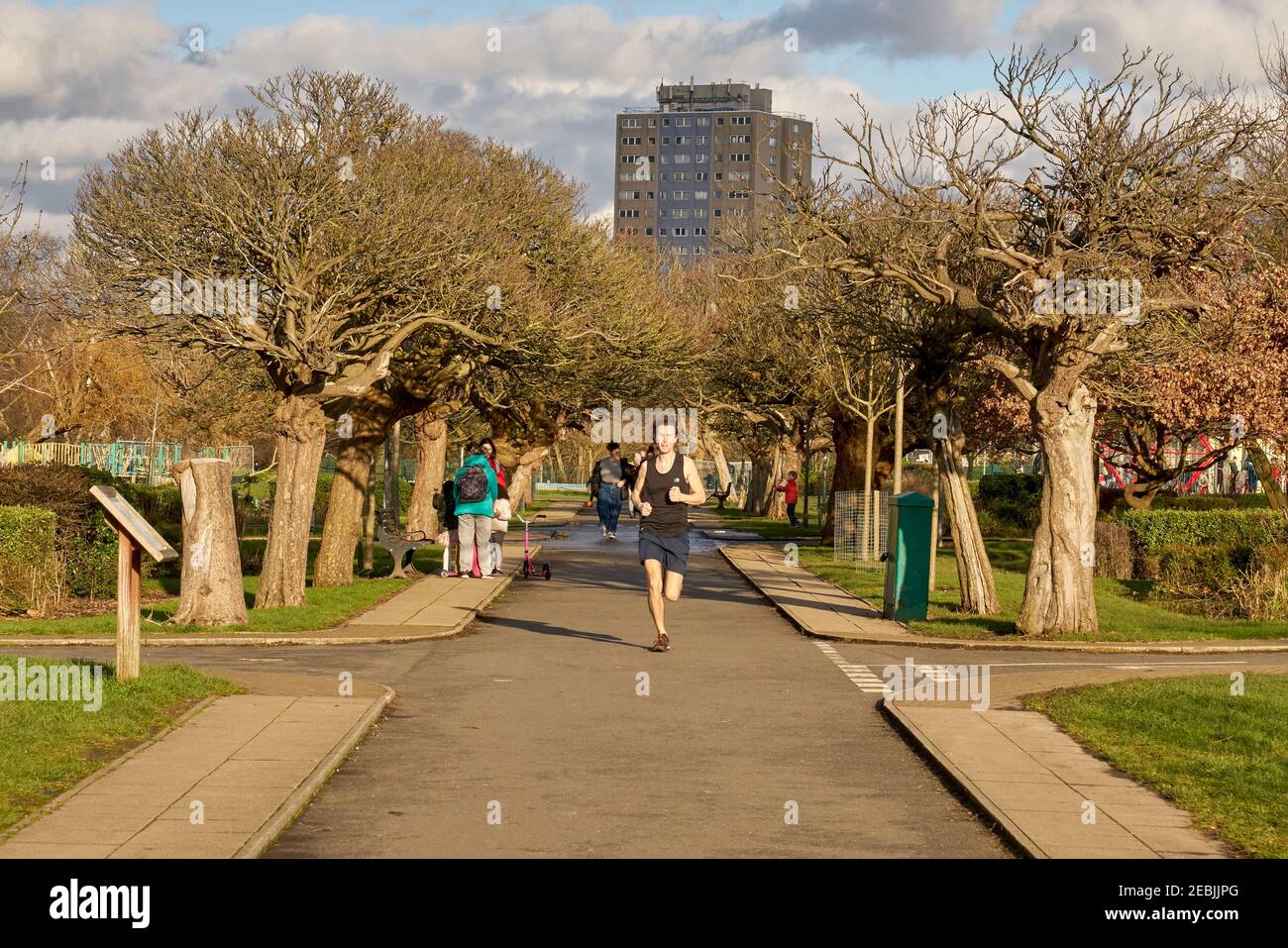 broadwater farm parkland tottenham Stock Photo - Alamy