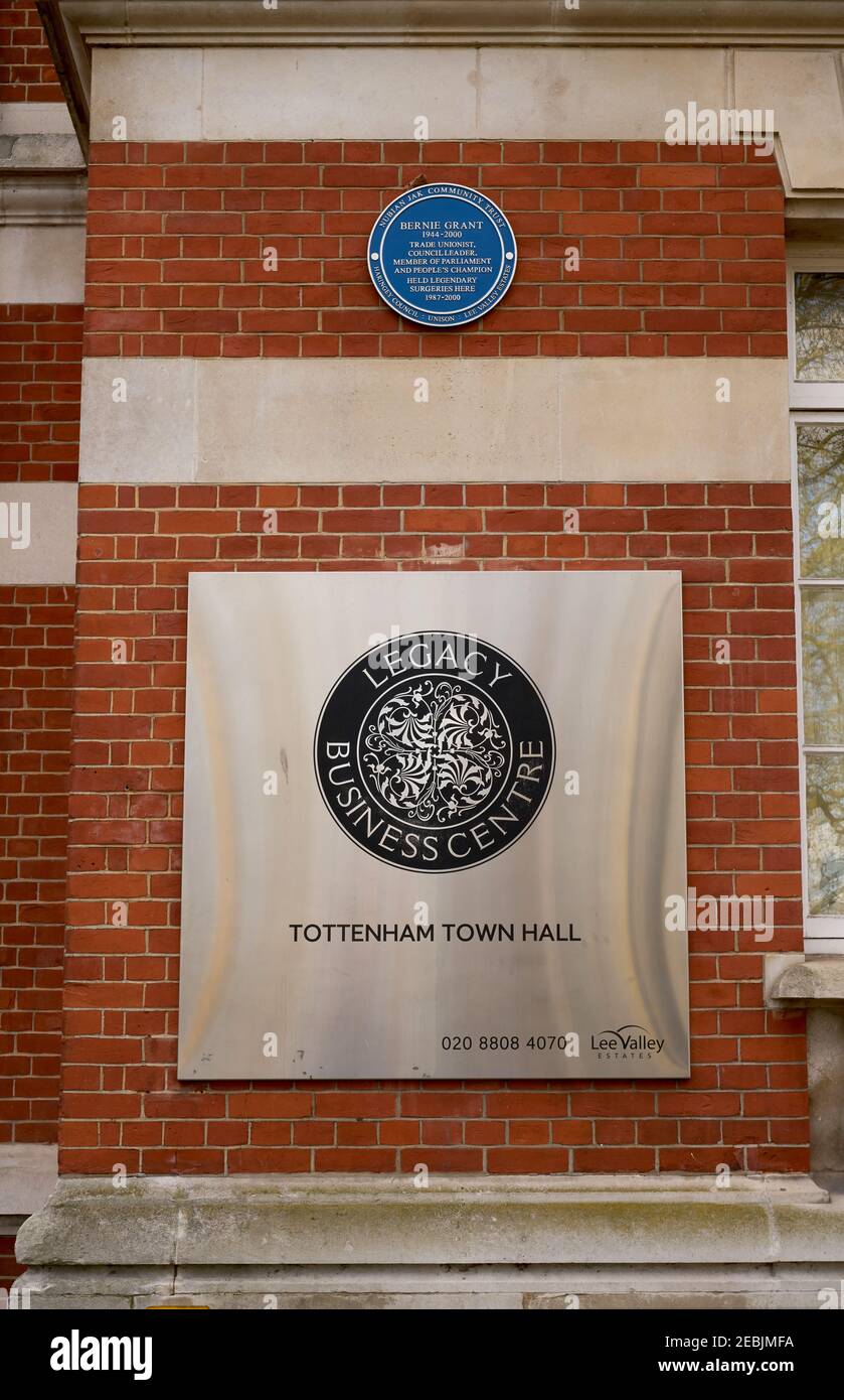 Bernie grant blue plaque hi-res stock photography and images - Alamy