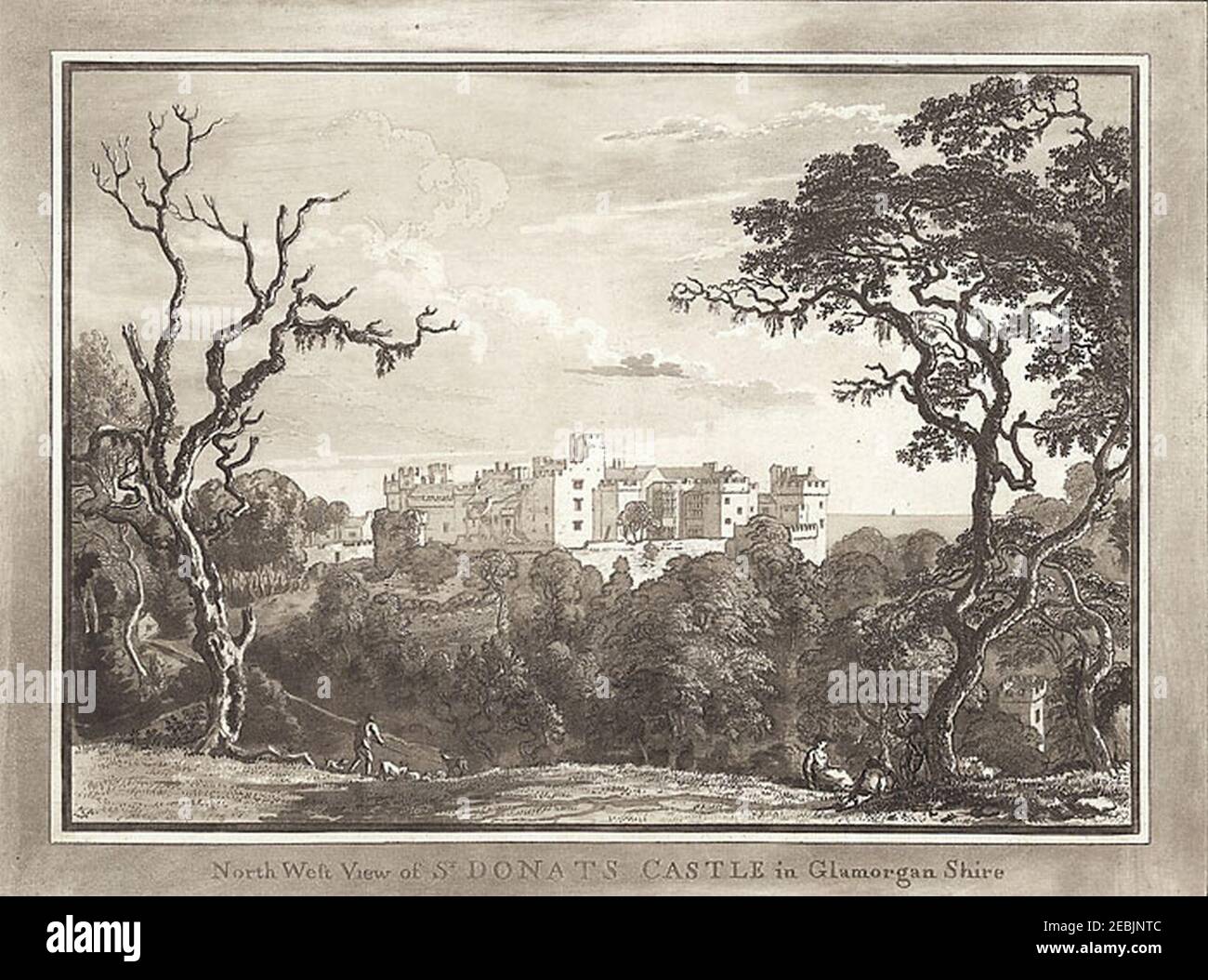 St donats castle hi-res stock photography and images - Alamy