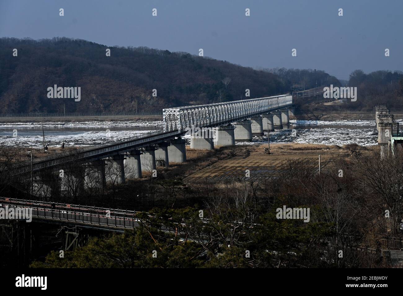 Dmz freedom bridge hi-res stock photography and images - Alamy