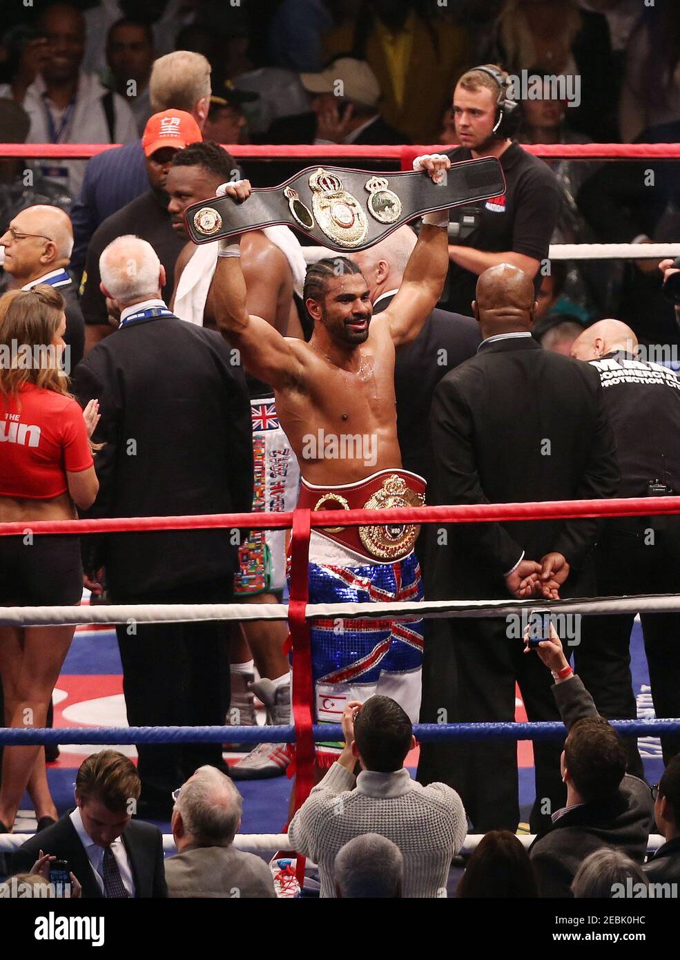 David haye belts hi-res stock photography and images - Alamy