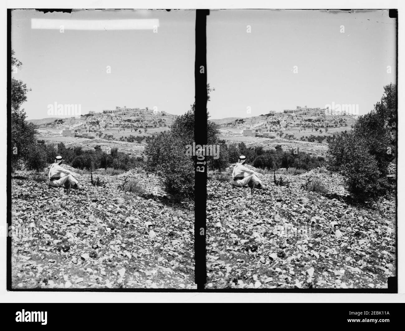 Northern views. Village of Taiybeh (i.e., Taybeh), Ephraim Stock Photo ...