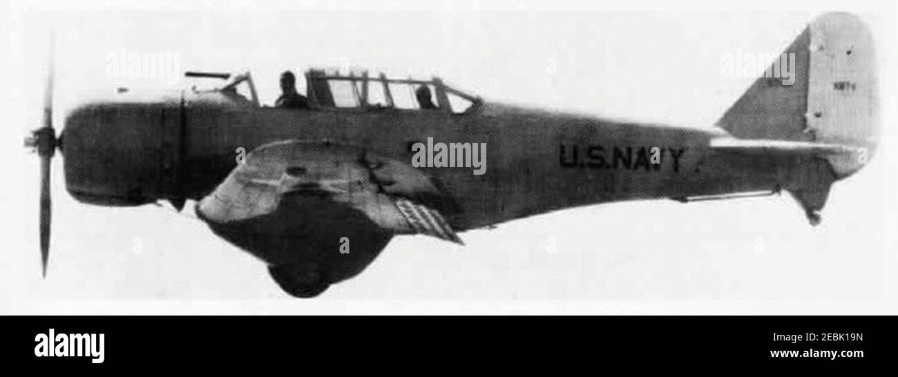 Northrop XBT-1 in flight 1935 Stock Photo - Alamy