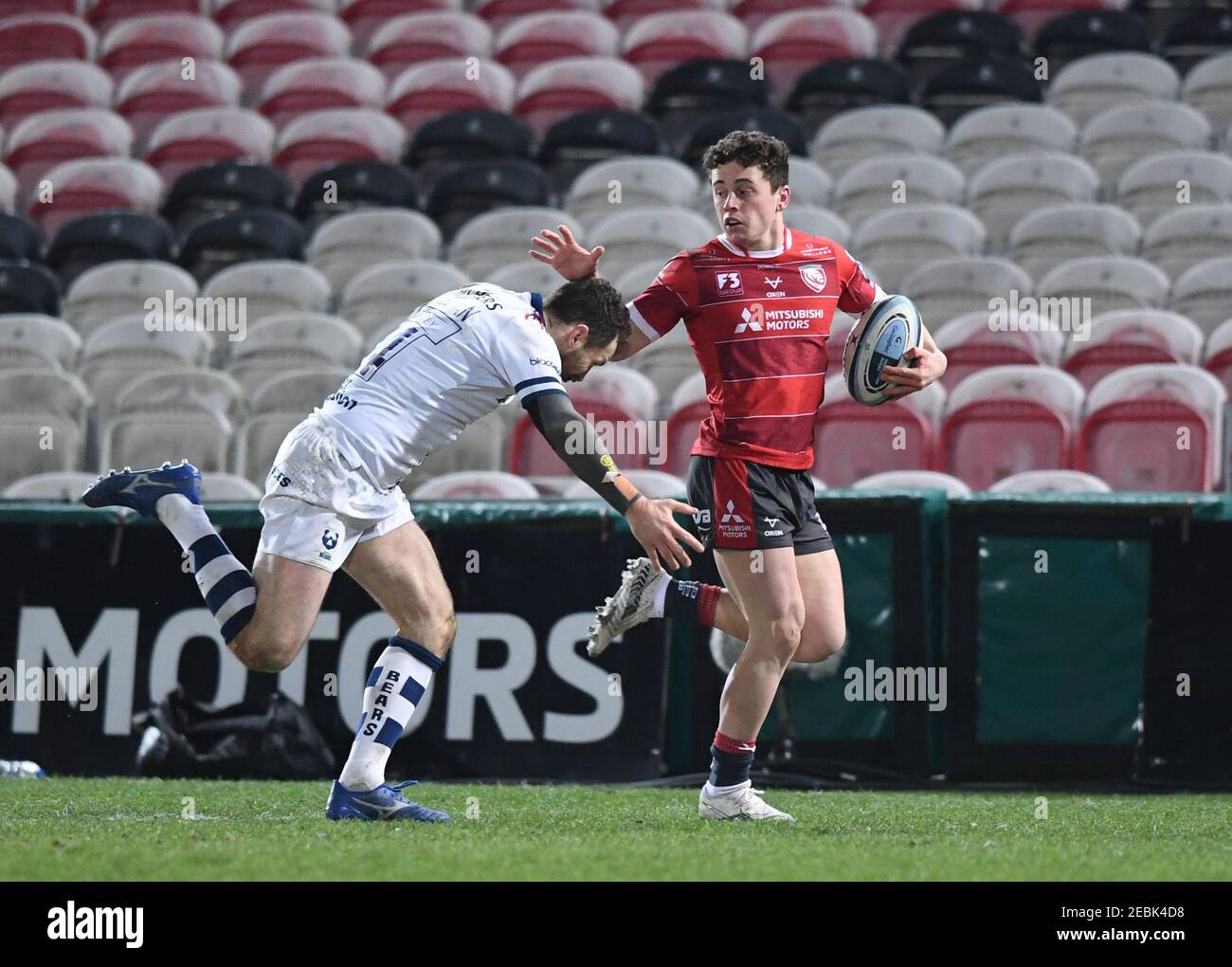 Kingsholm Stadium, Gloucester, Gloucestershire, UK. 12th Feb, 2021 ...