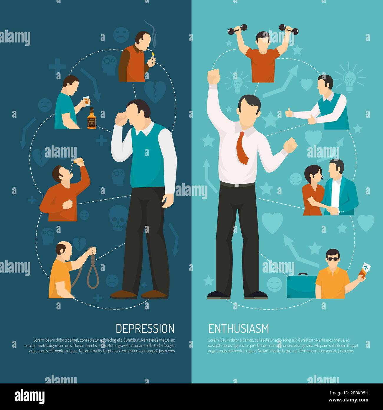 Vertical despair Stock Vector Images - Alamy
