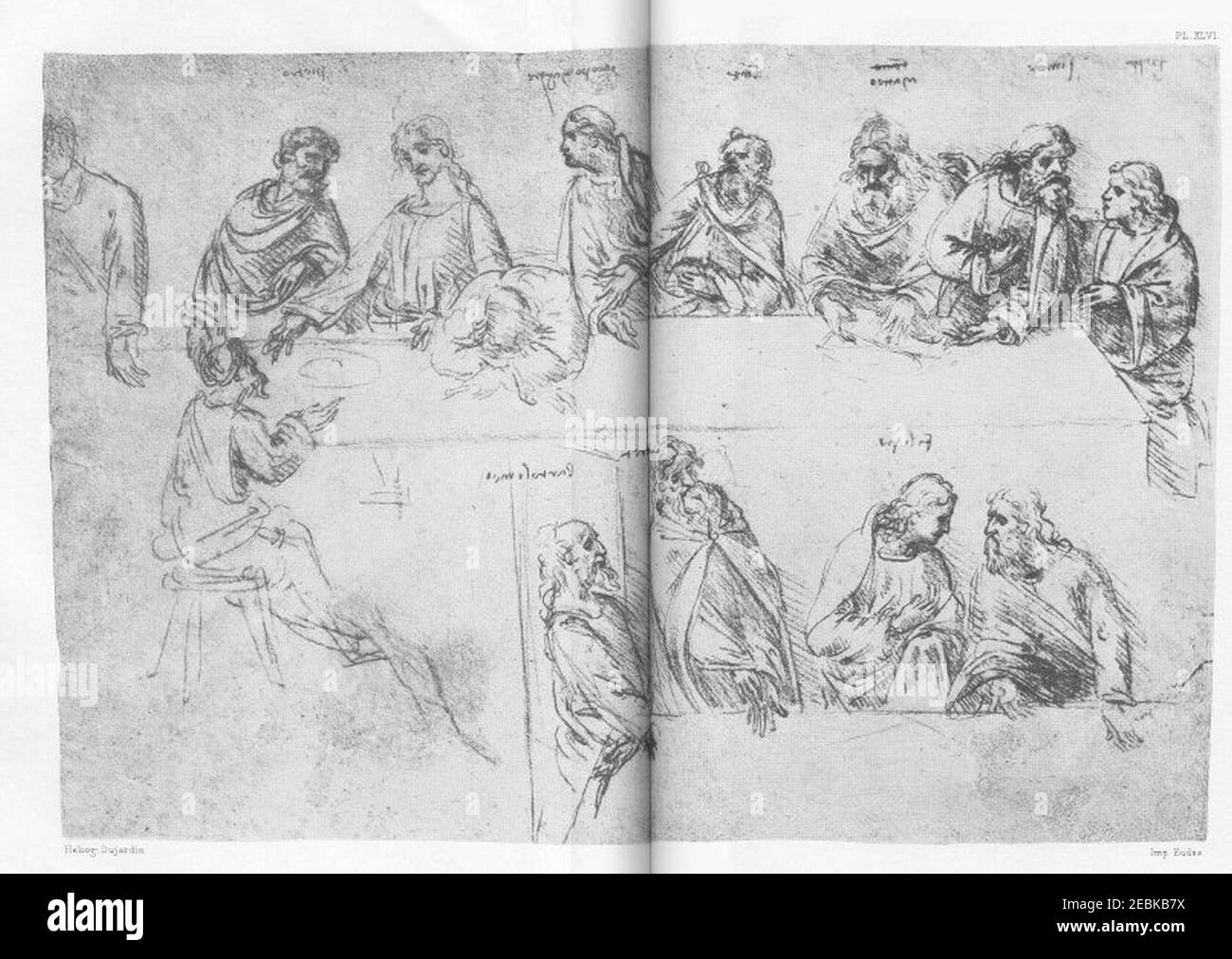 Last supper leonardo da vinci Black and White Stock Photos & Images - Alamy