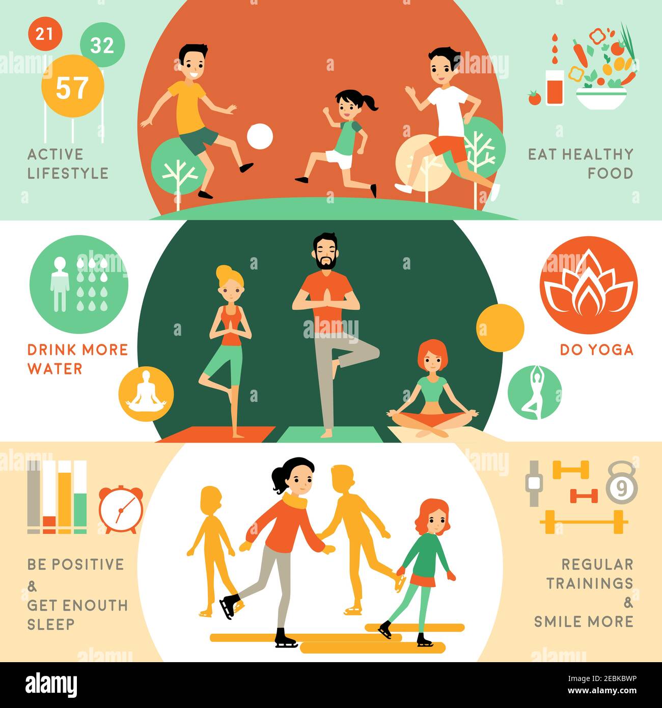 Healthy Living And Active Lifestyles