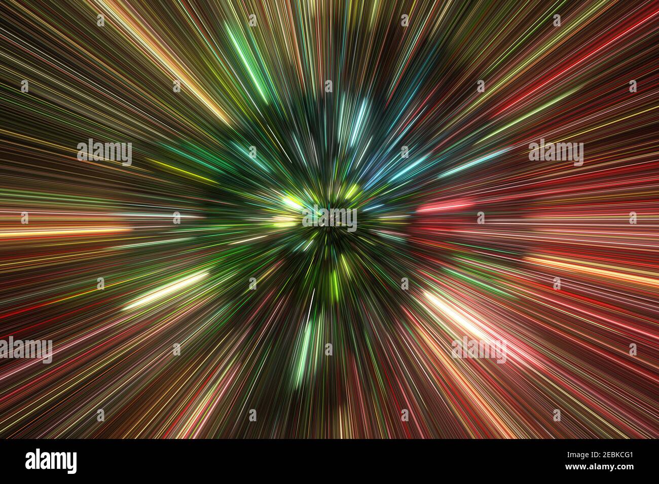 High-energy particles explosion. 3D illustration Stock Photo - Alamy
