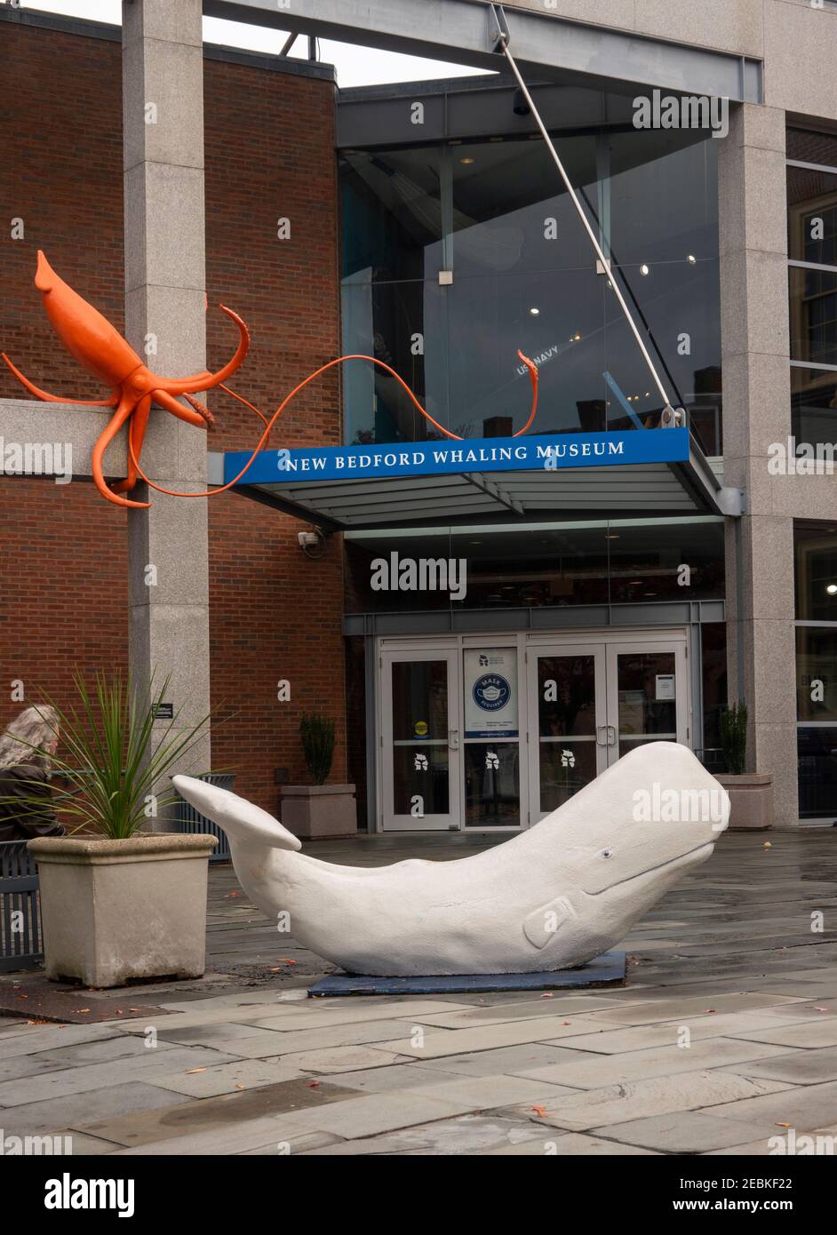 New Bedford Whaling Museum front entrance MA Stock Photo - Alamy