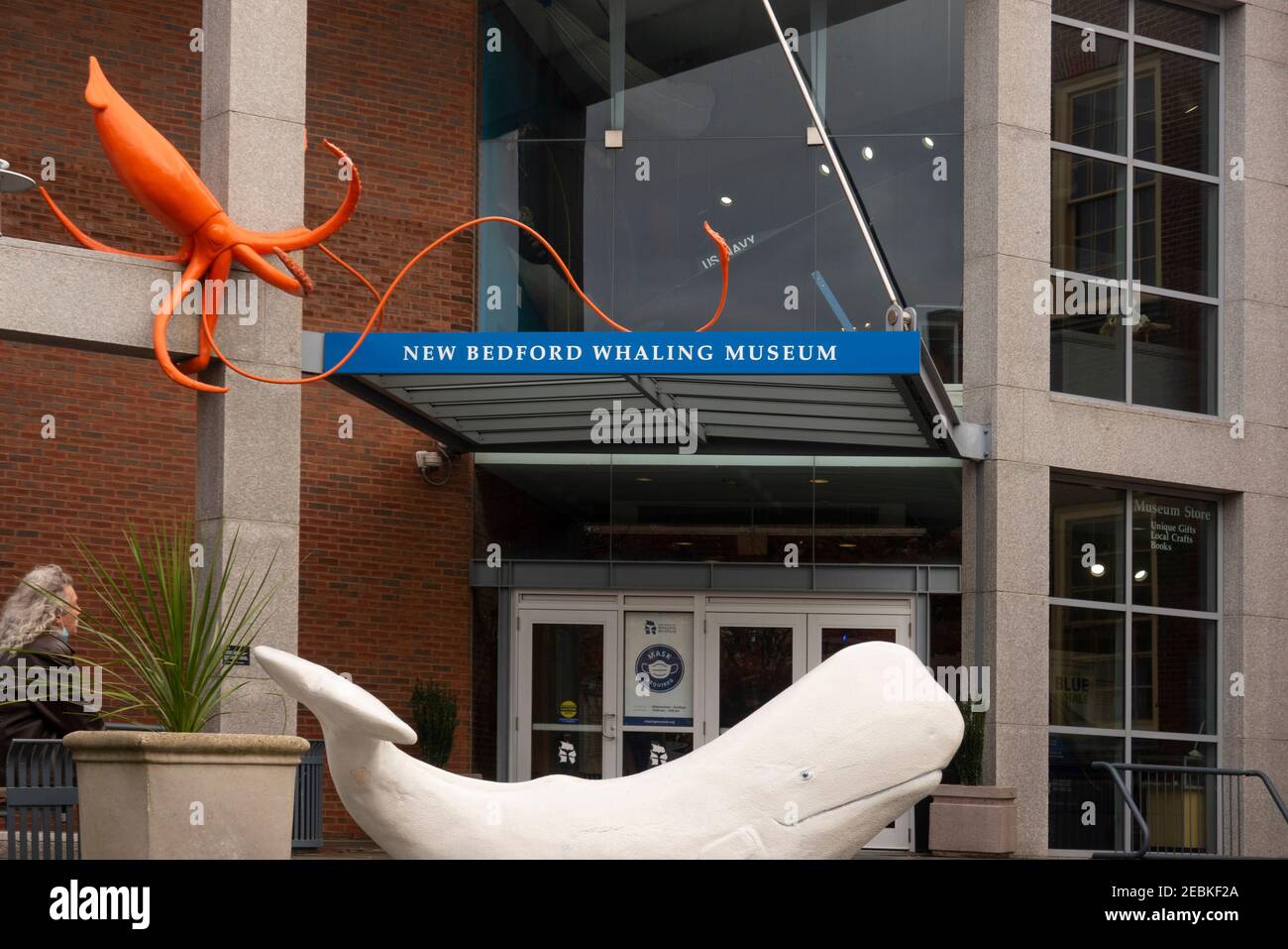 New Bedford Whaling Museum front entrance MA Stock Photo - Alamy
