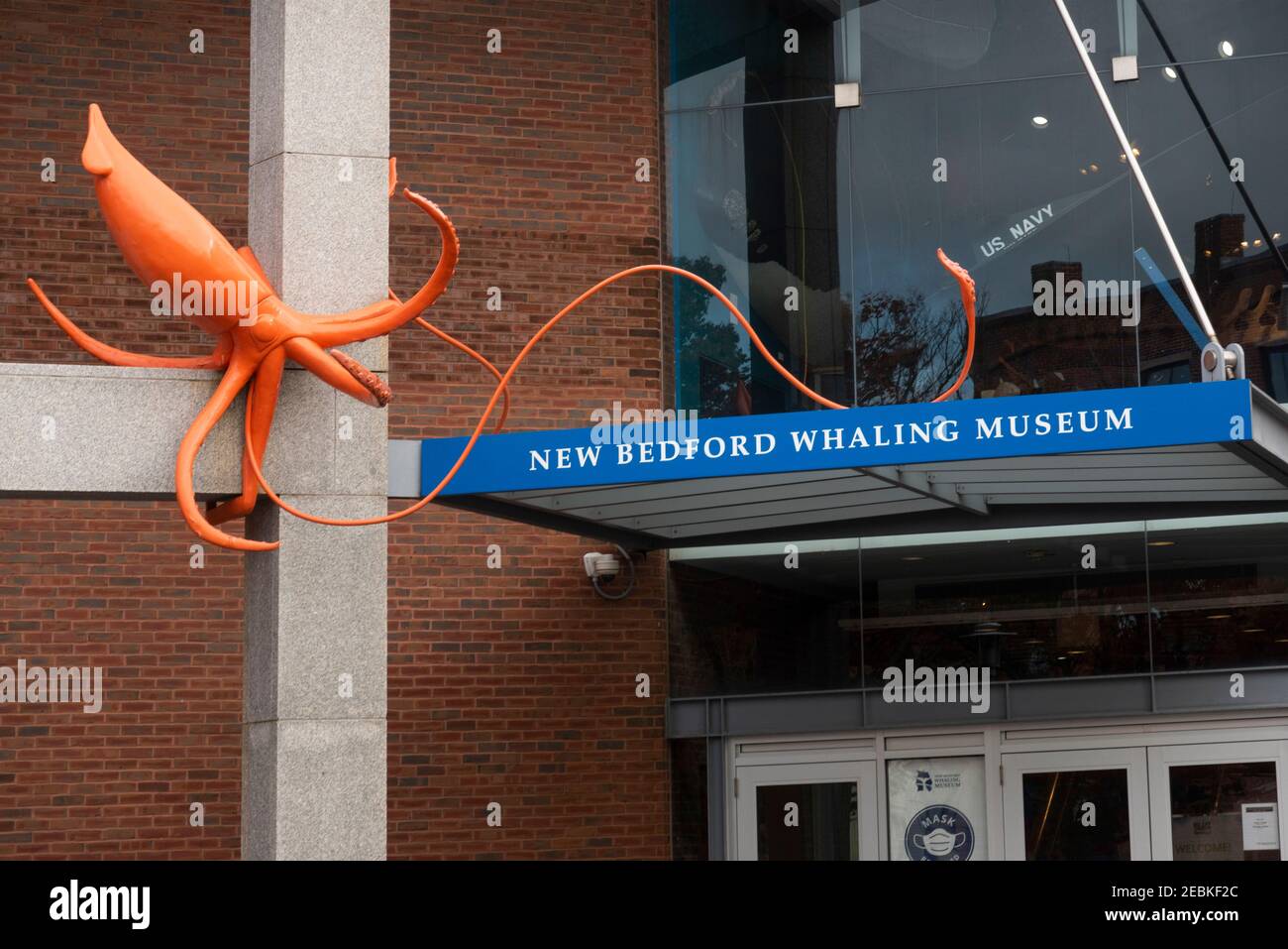 New Bedford Whaling Museum front entrance MA Stock Photo - Alamy