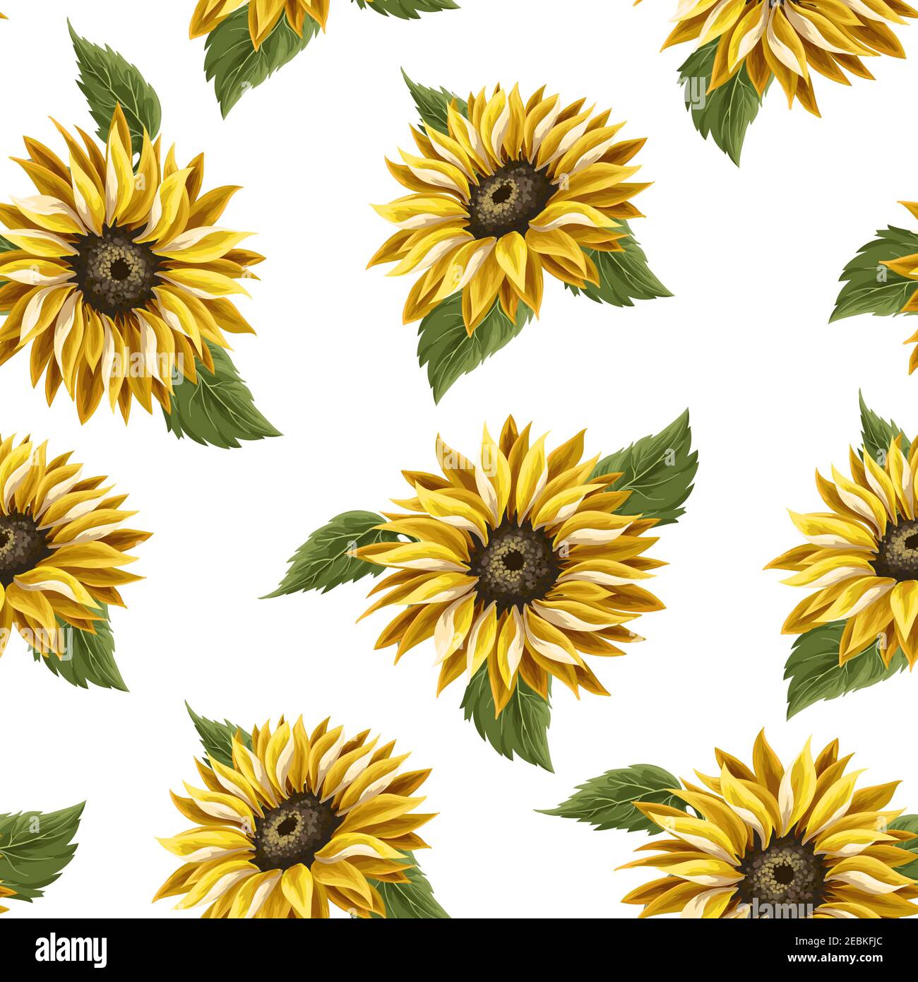 Sunflowers pattern hi-res stock photography and images - Alamy