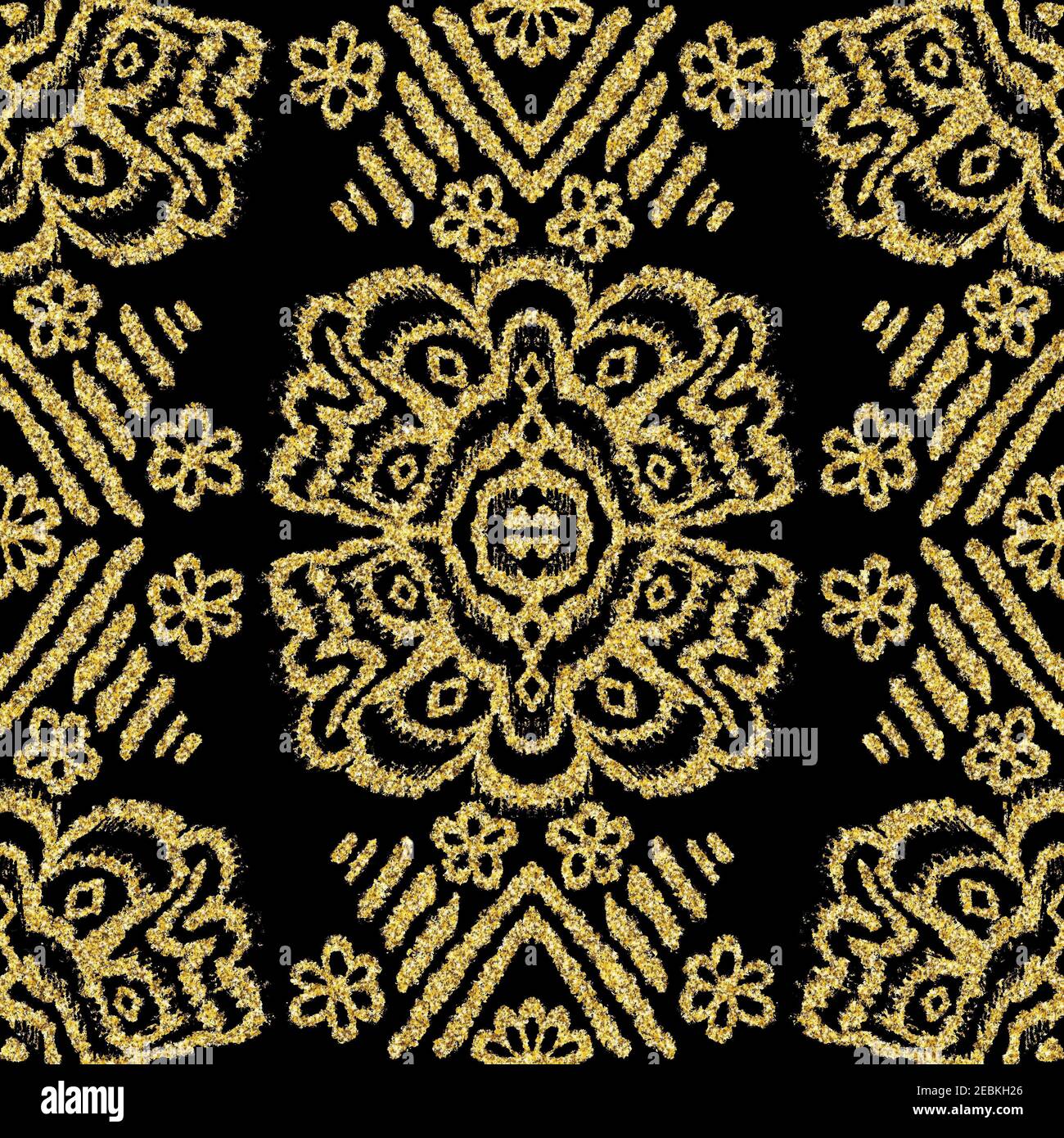 Seamless gold motif hi-res stock photography and images - Alamy