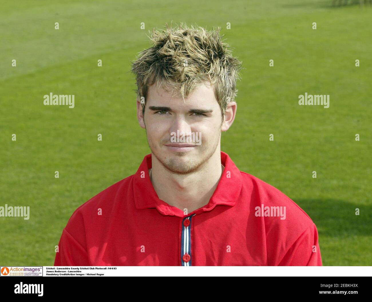 James anderson of lancashire county cricket club hi-res stock ...