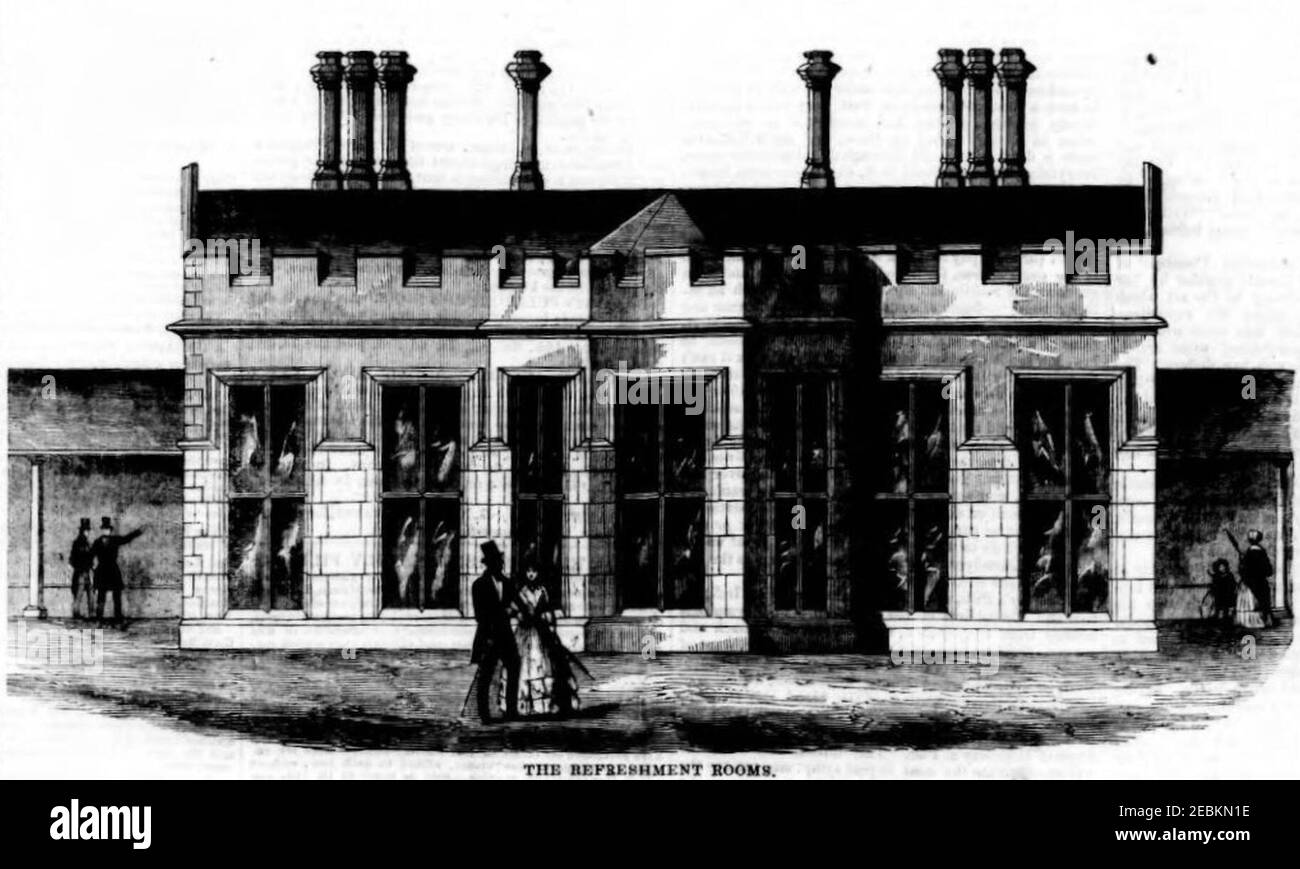 Nottingham Arboretum - refreshment rooms Stock Photo - Alamy