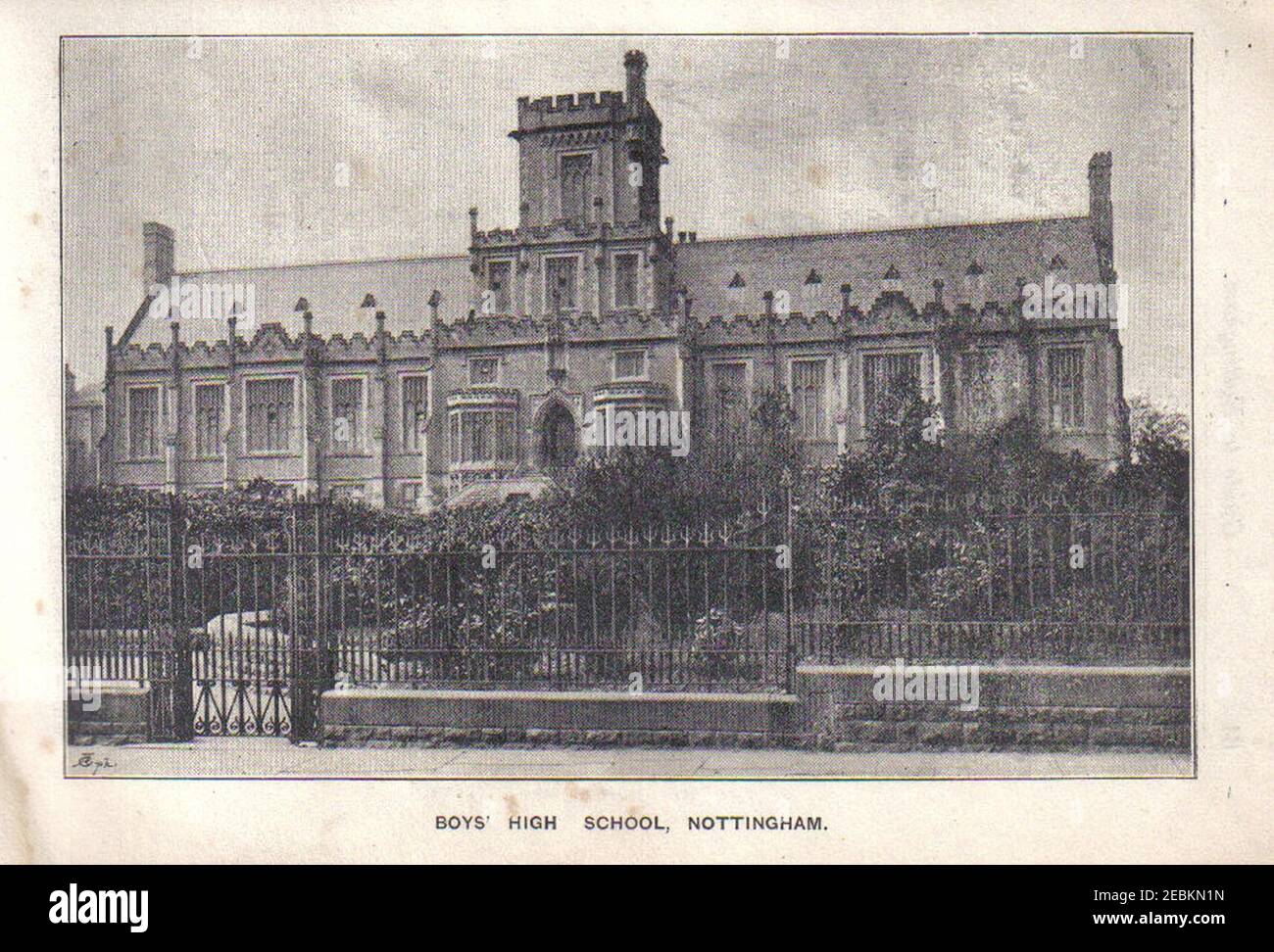 Nottingham High School Stock Photo - Alamy