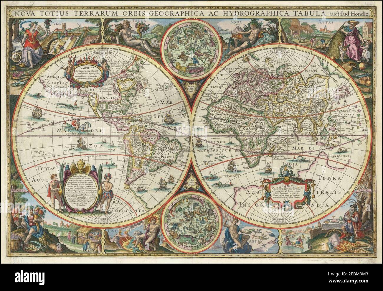 Nova Totius Terrarum Orbis Geographica Ac Hydrographica Tabula auc.t ...