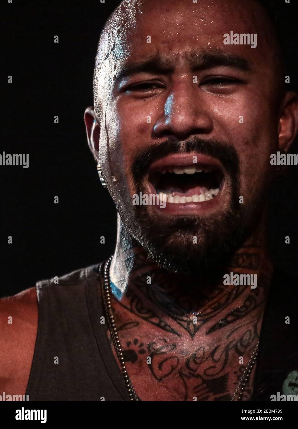 Nahko Bear of Nahko and Medicine for the People playing their first ever UK gig at Bush Hall in ...