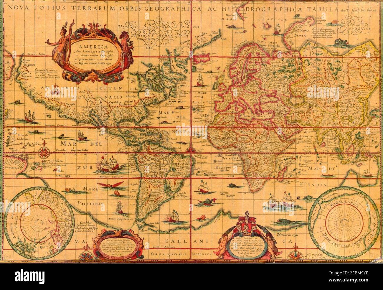Nova totius terrarum orbis tabula hi-res stock photography and images - Alamy