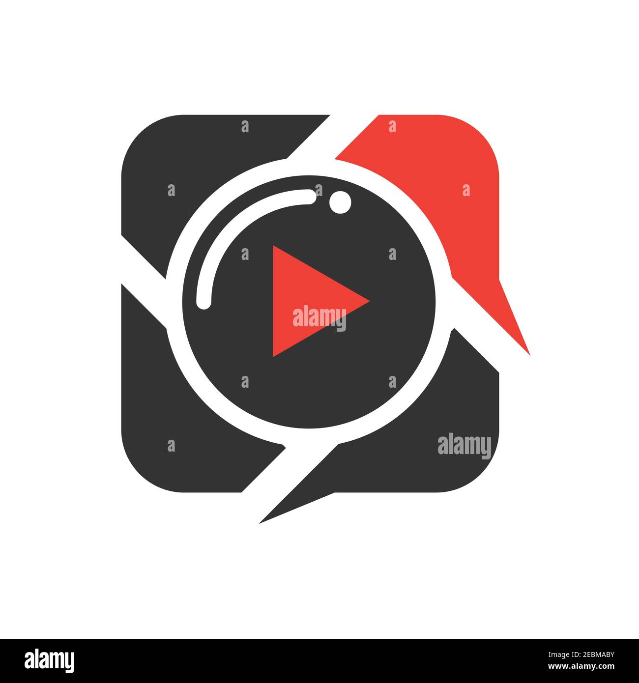 Media play symbol design template. Modern play button design symbol ...