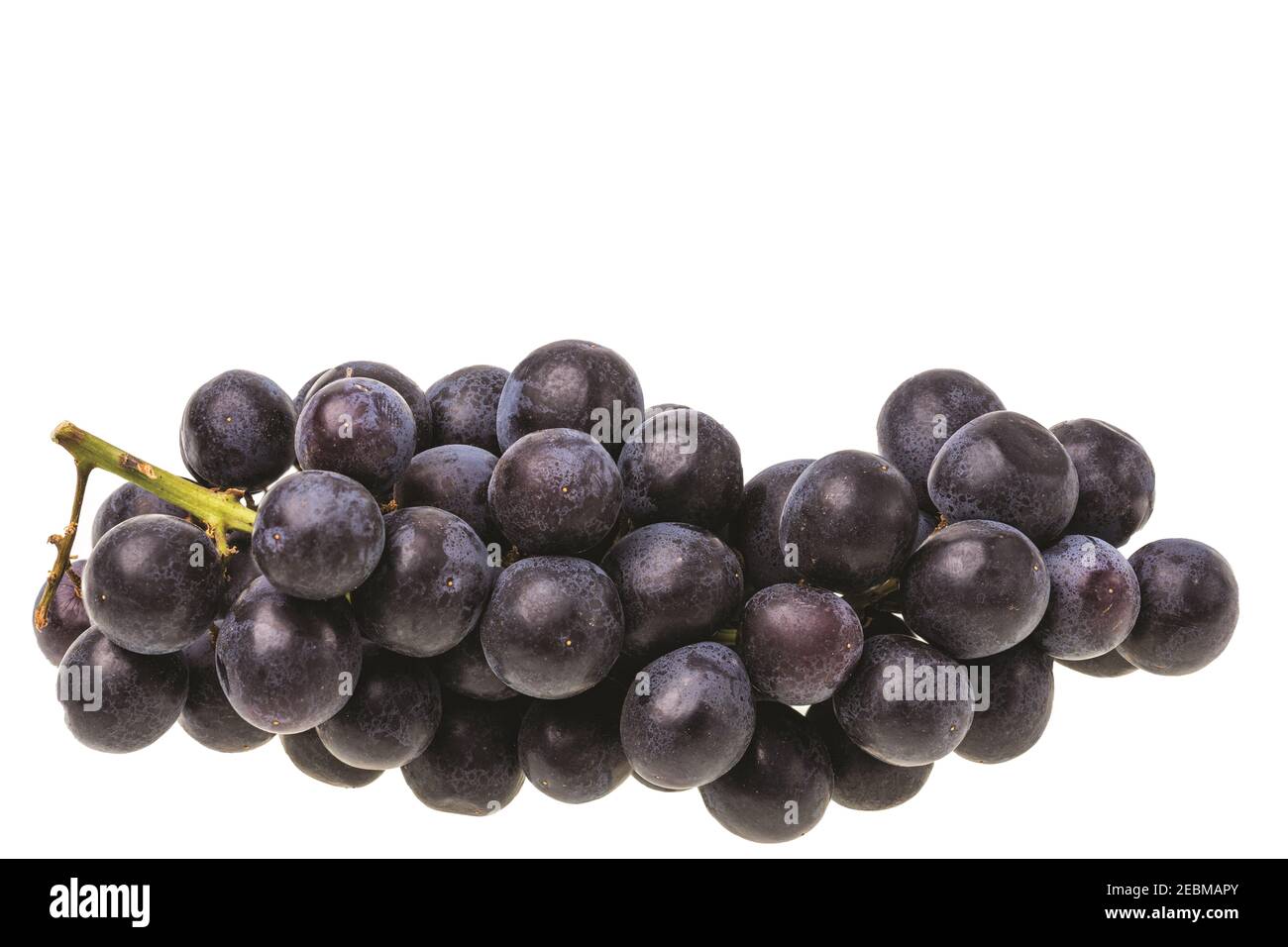 Close up view grapes isolated on white background Stock Photo - Alamy