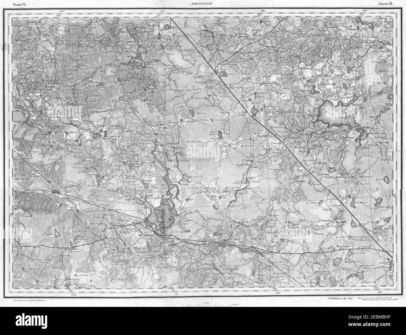 Novgorod - Shubert map 3v - R6L11 Stock Photo - Alamy