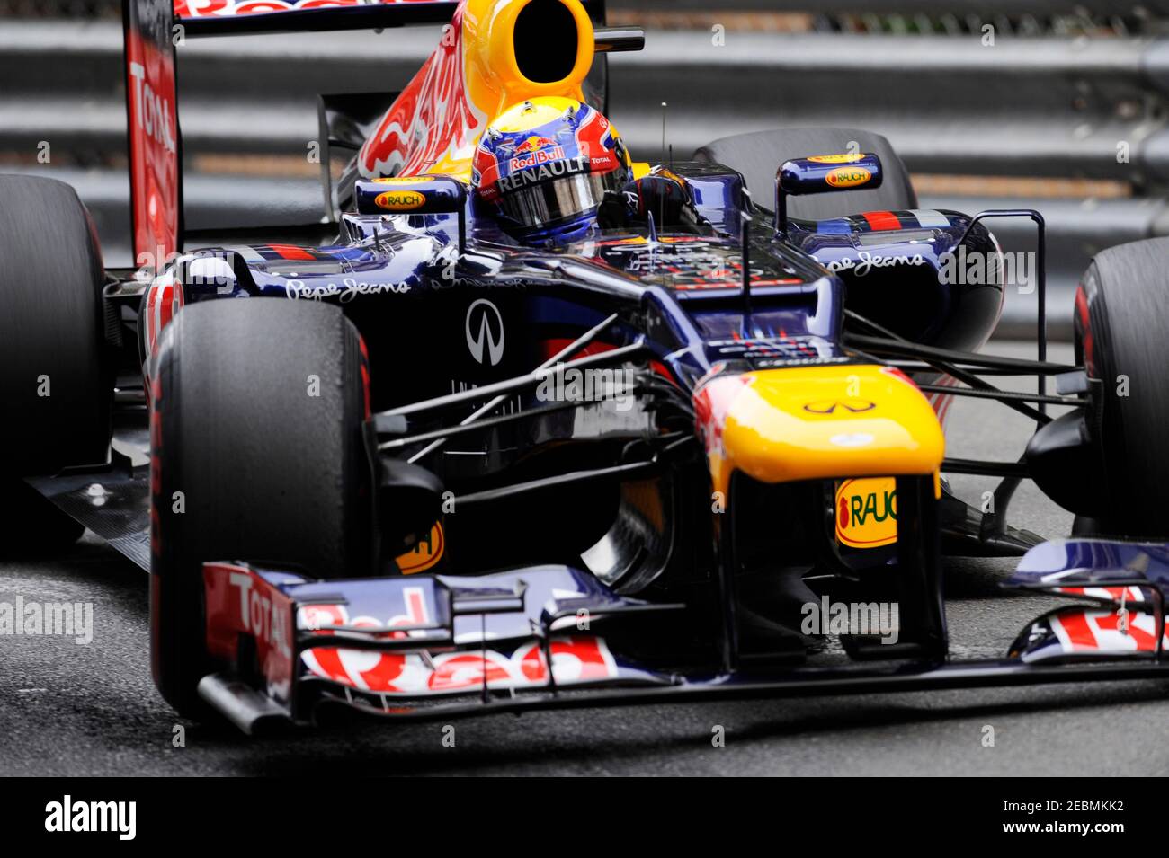 Red bulls mark webber monaco grand prix circuit de monaco hi-res stock ...