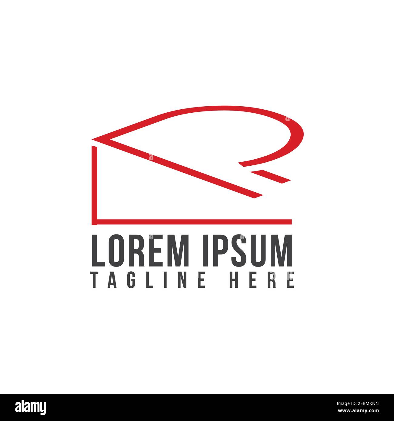 Creative modern design letter P in modern style for your best business ...