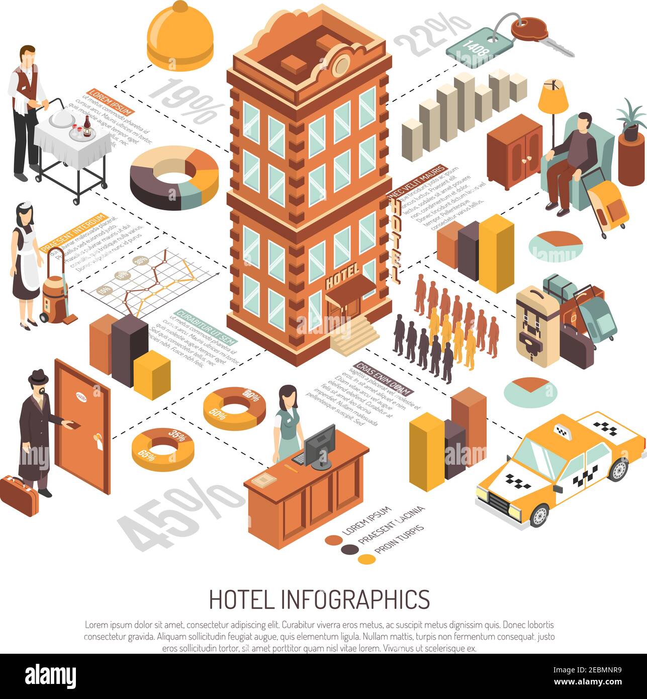 Hotel net infrastructure service facilities and guests reservations ...