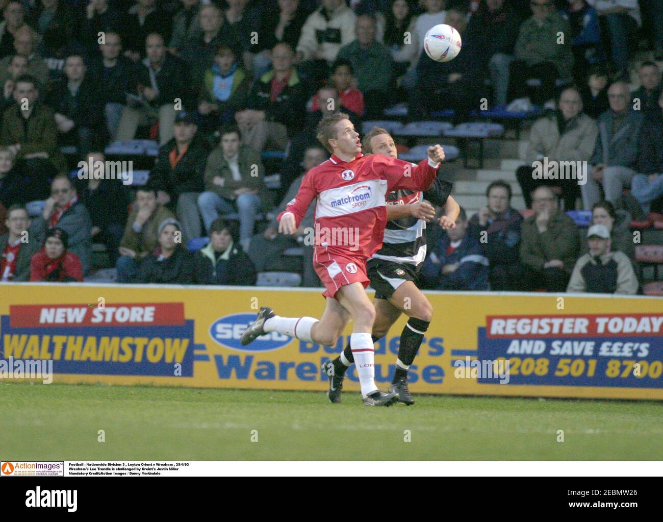 Wrexhams lee trundle hi-res stock photography and images - Alamy
