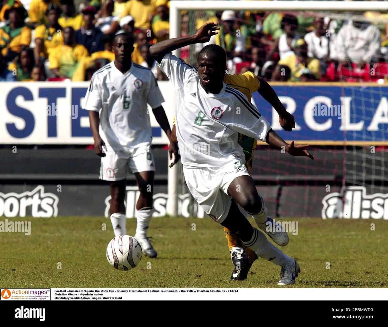Soccer international friendly jamaica v nigeria hi-res stock ...
