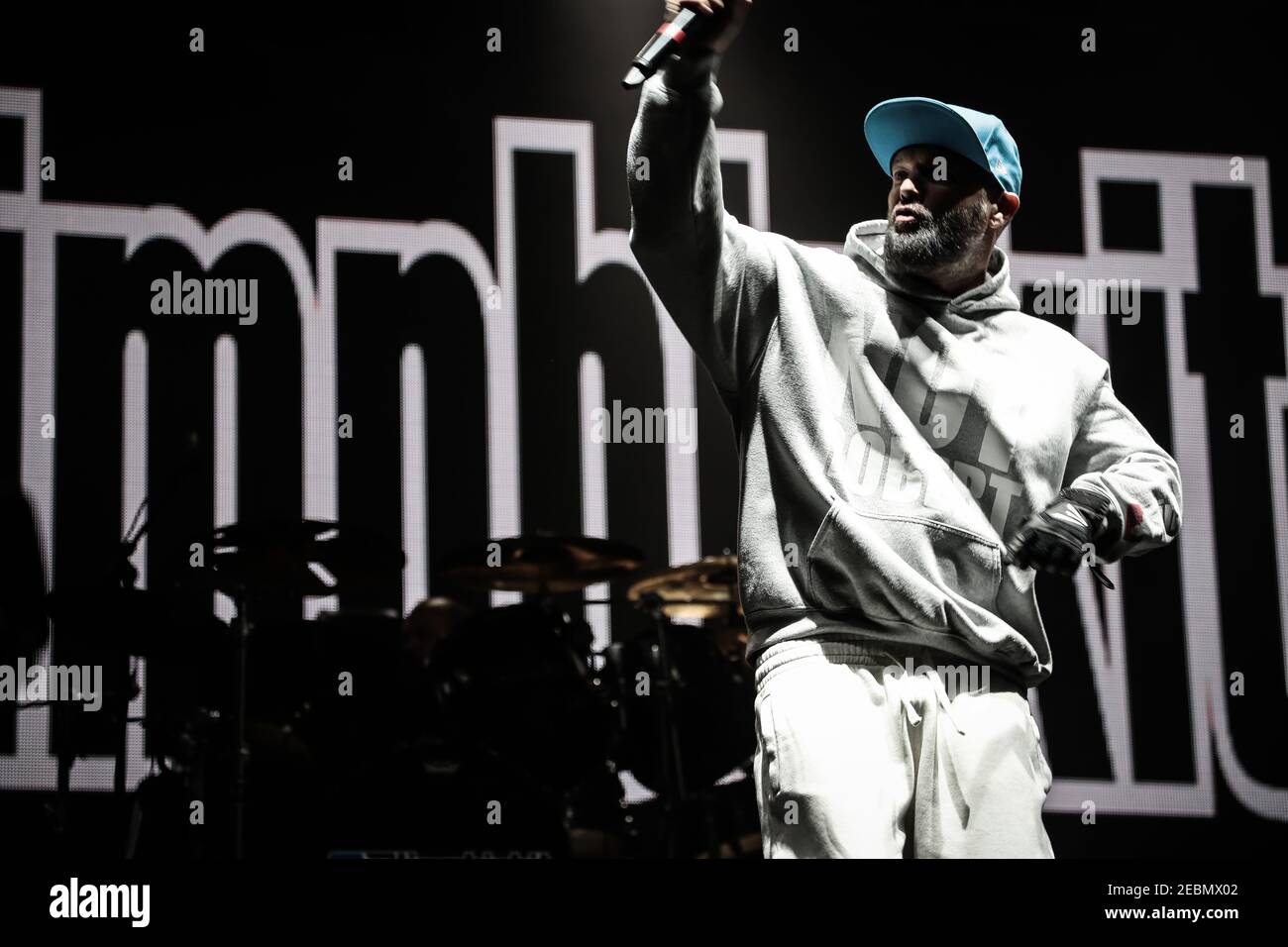 Fred Durst of Limp Bizkit at the 2015 Reading Festival Stock Photo - Alamy