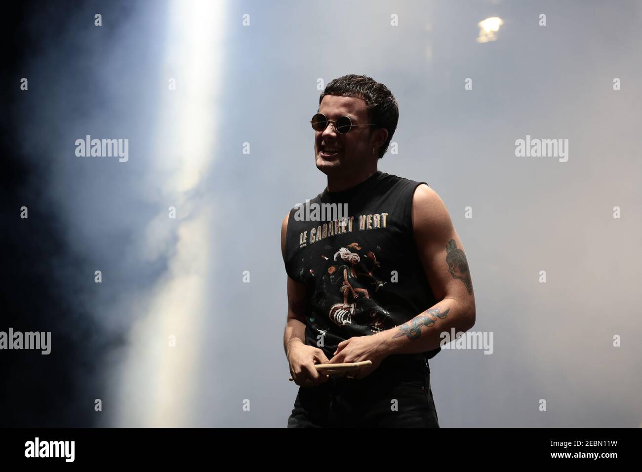 Isaac Holman of Slaves on the NME/Radio 1 stage at the 2015 Reading ...