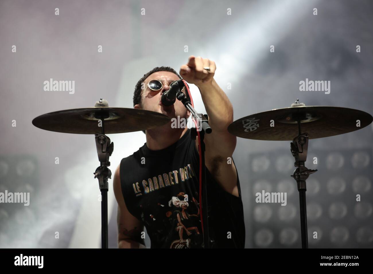 Isaac Holman of Slaves on the NME/Radio 1 stage at the 2015 Reading ...