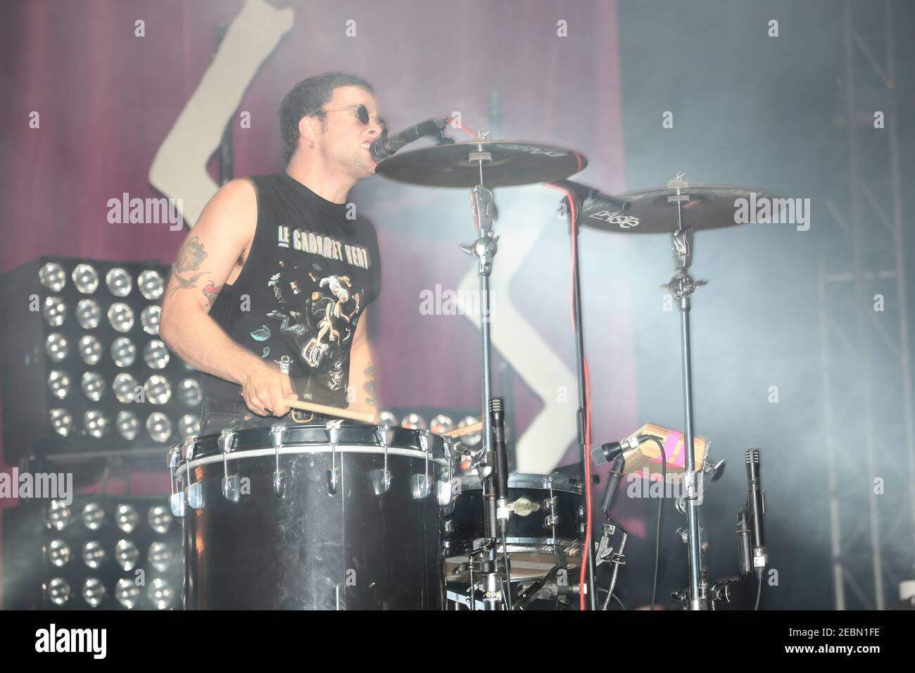 Isaac Holman of Slaves on the NME/Radio 1 stage at the 2015 Reading ...