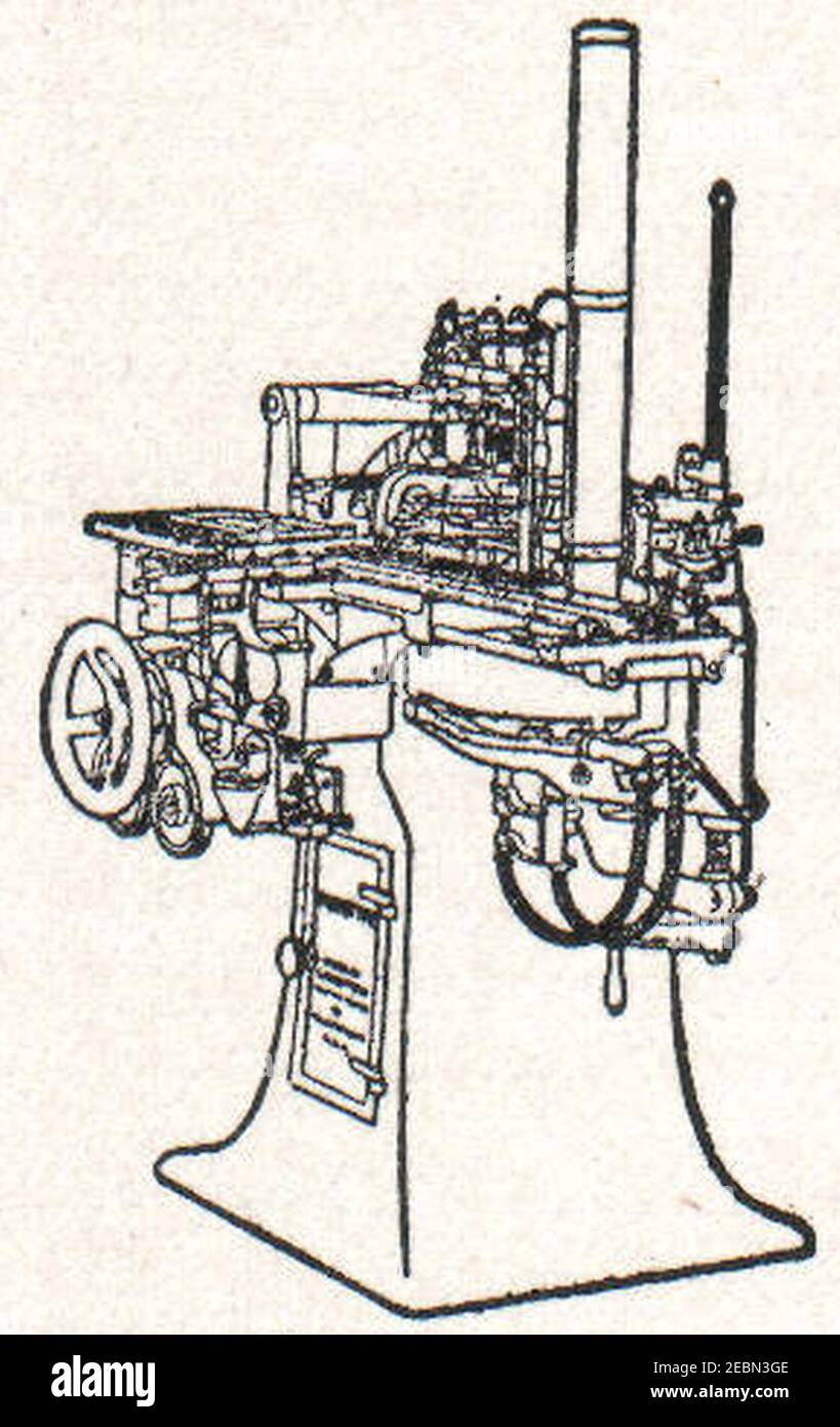 NSRW Monotype Caster Stock Photo - Alamy