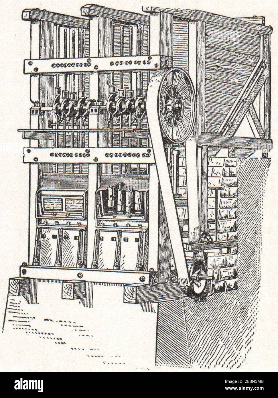 NSRW Ten-Stamp Battery Stock Photo - Alamy