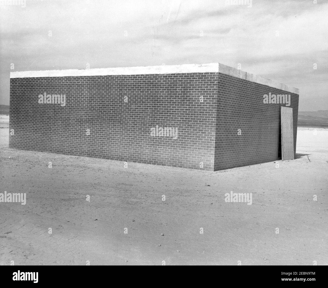 NTS - Windowless Modular Structure - before Stock Photo - Alamy