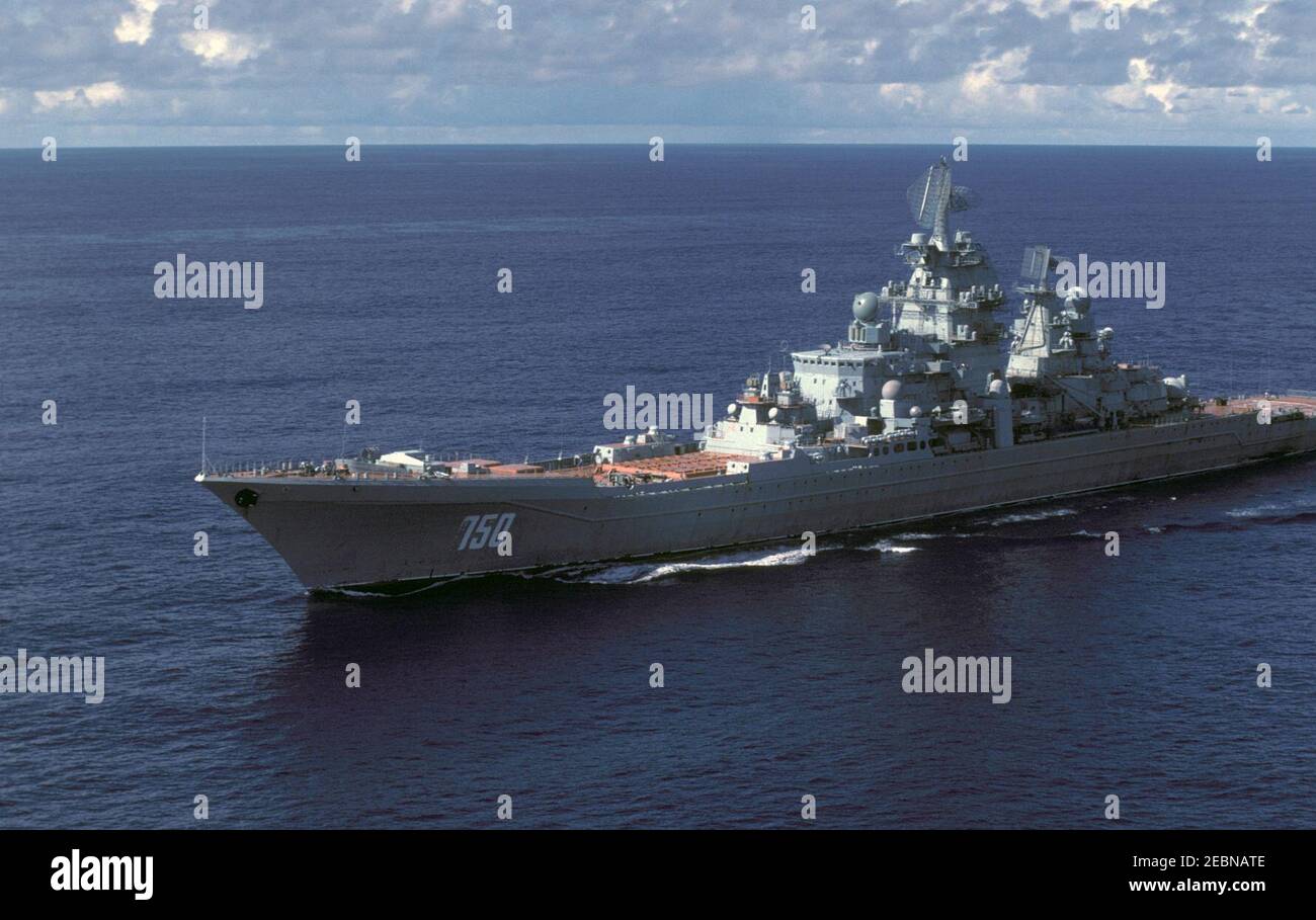 Nuclear cruiser Frunze Stock Photo - Alamy