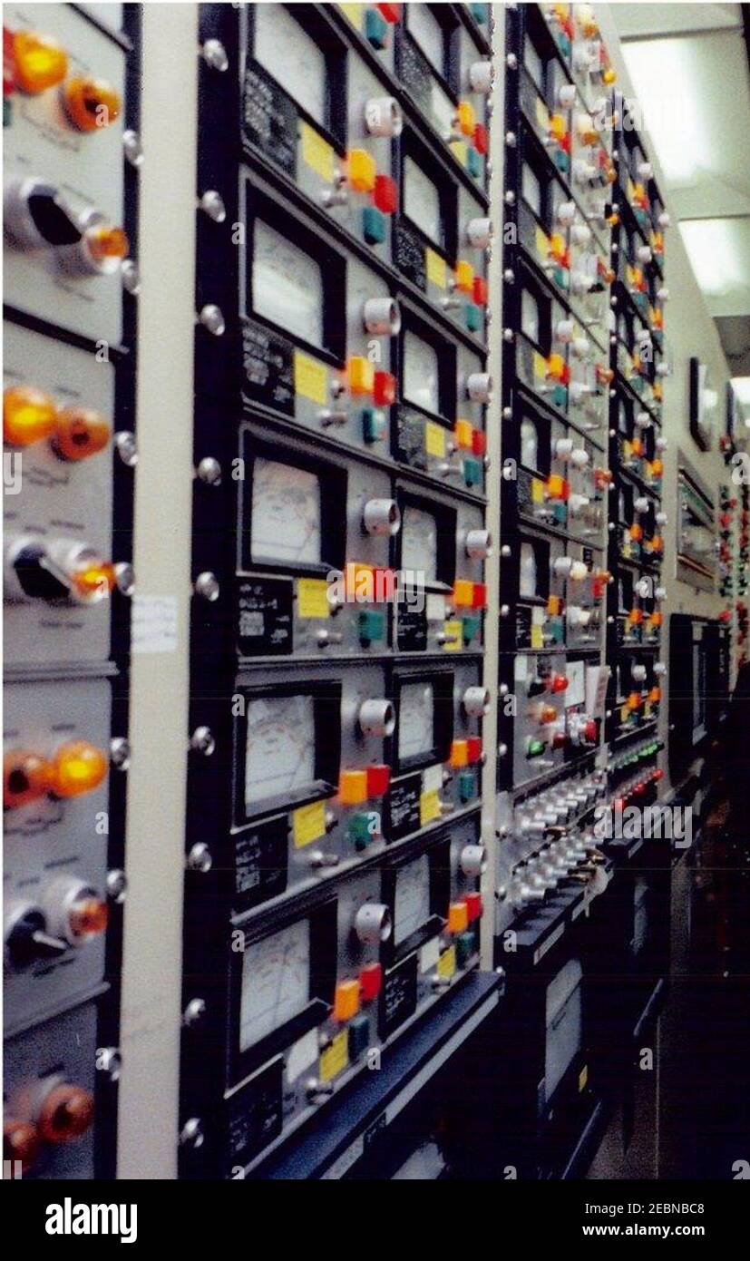 Nuclear power plant control room panel detail, from- President Carter ...