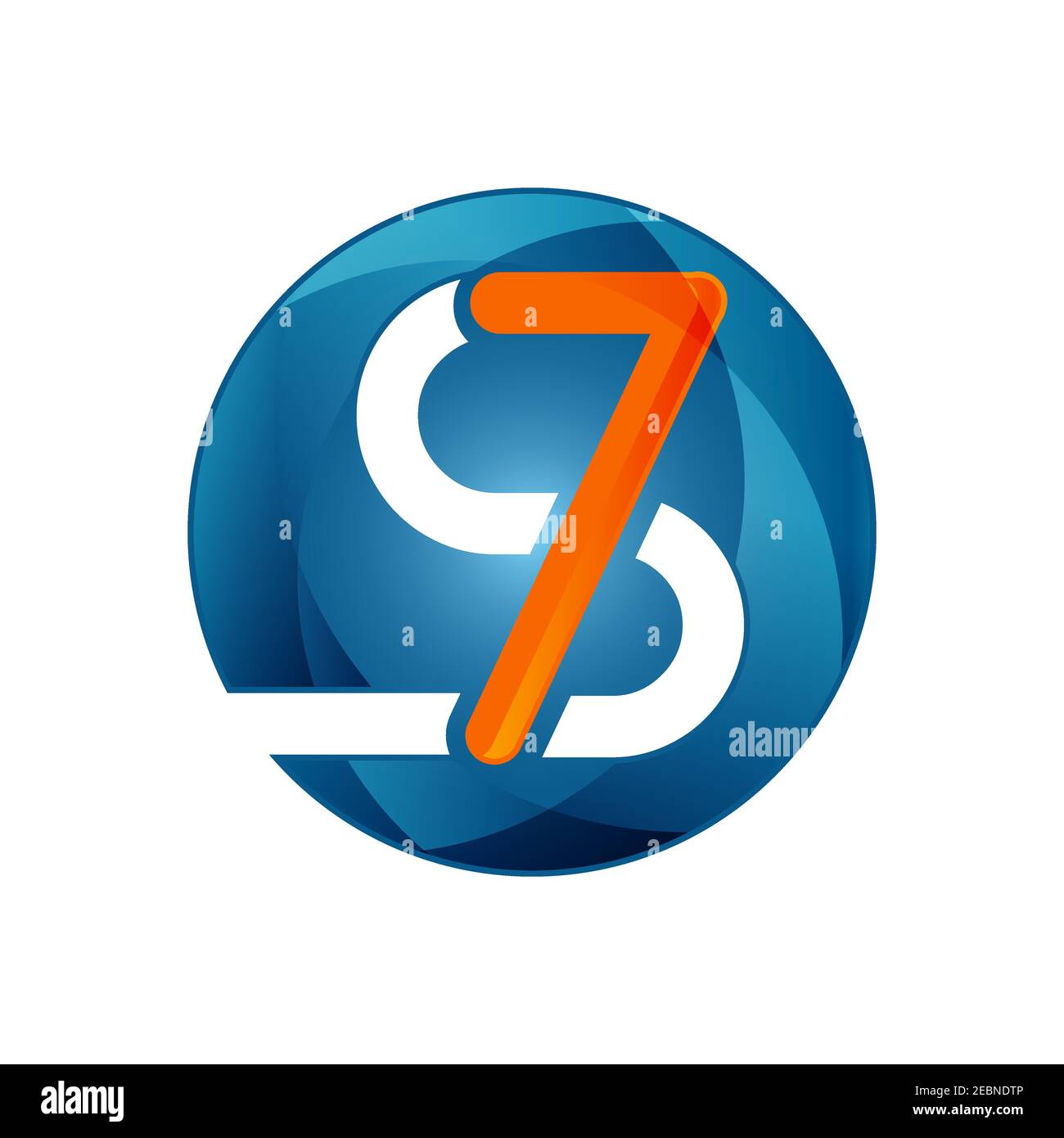 Letter s7 logo Stock Vector Images - Alamy